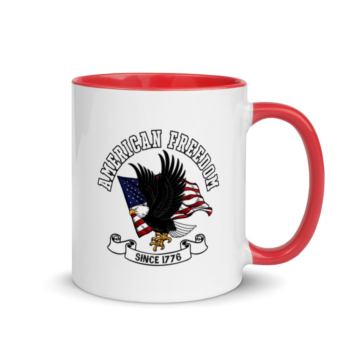 American Freedom Mug with Color Inside